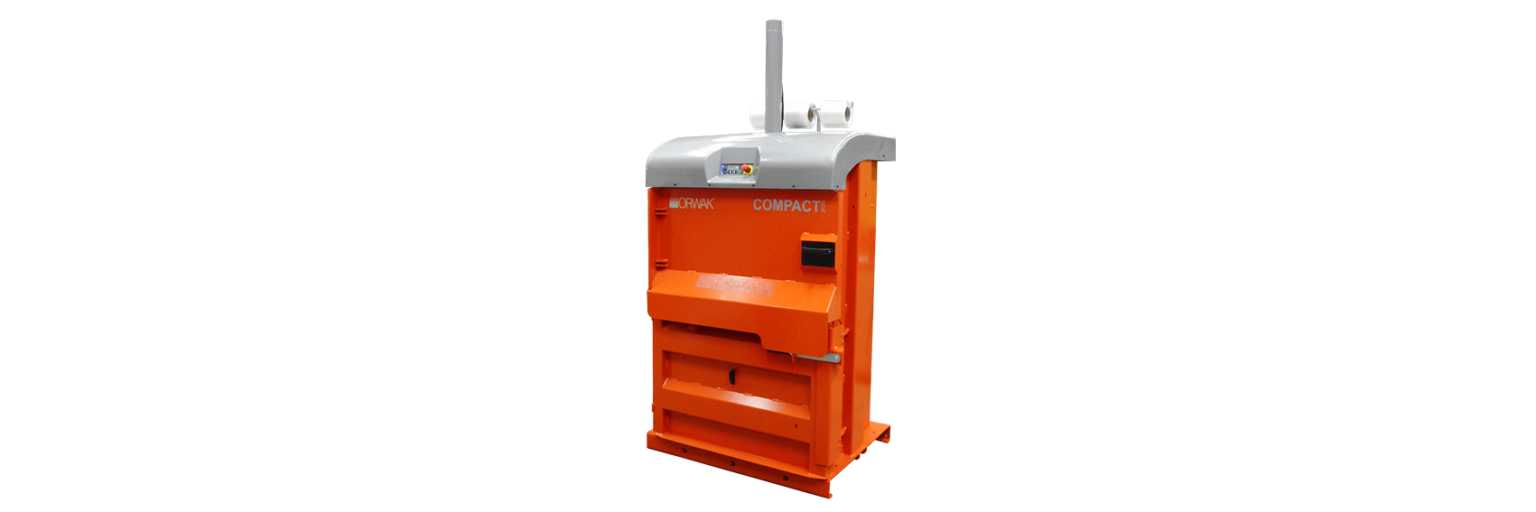 NEW COMPACT BALER WITH EXTRA WIDE LOADING GATE - Orwakbalers