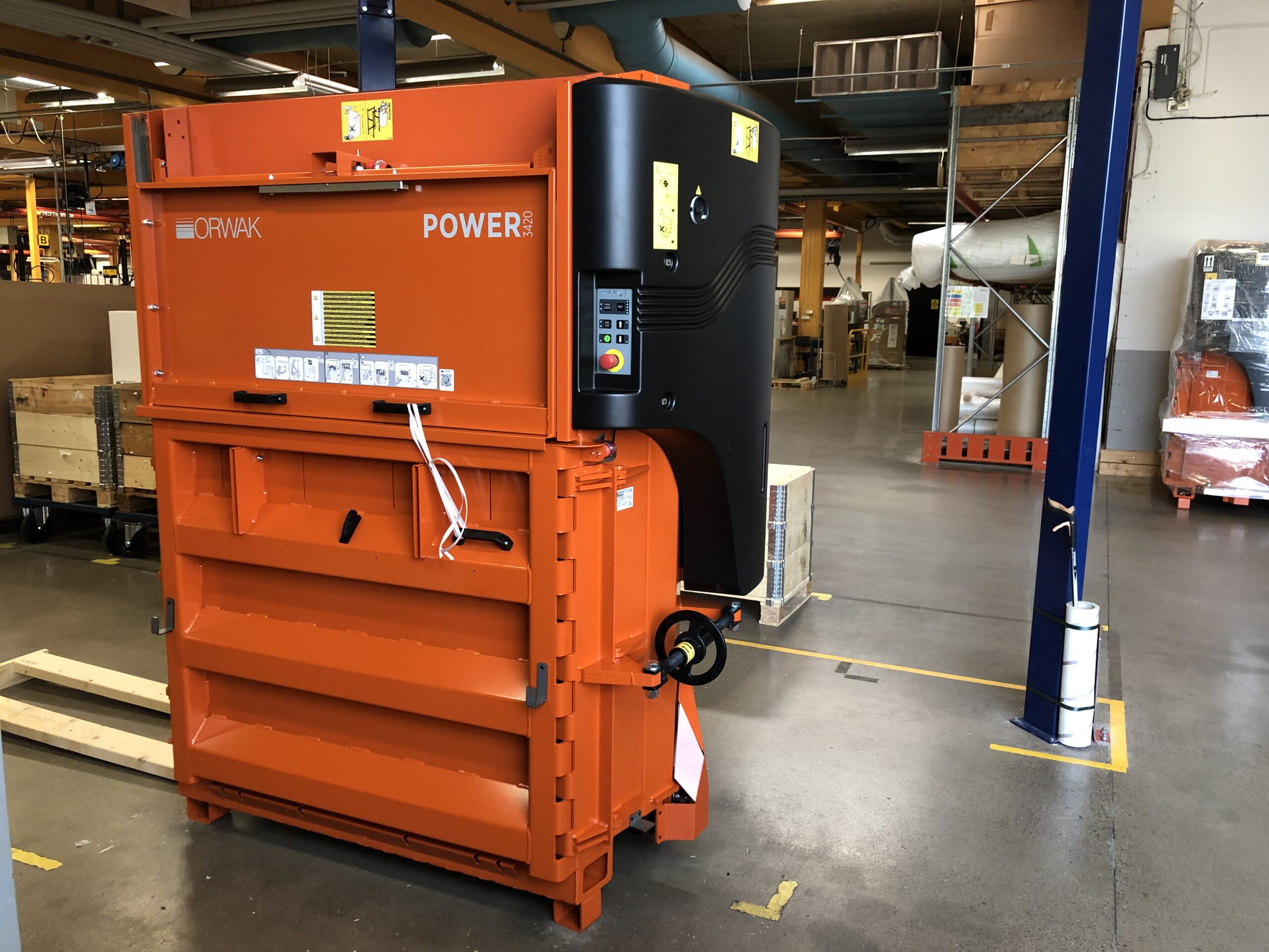 ORWAK IMPLEMENTS RECYCLED PLASTIC ON THE BALERS - Orwakbalers